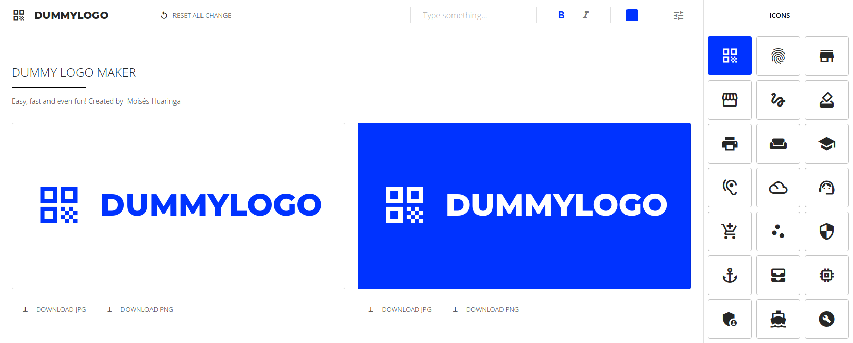 GitHub - moiseshp/dummy-logo-maker: DUMMY LOGO MAKER is an easy, fast and even fun way to create ...